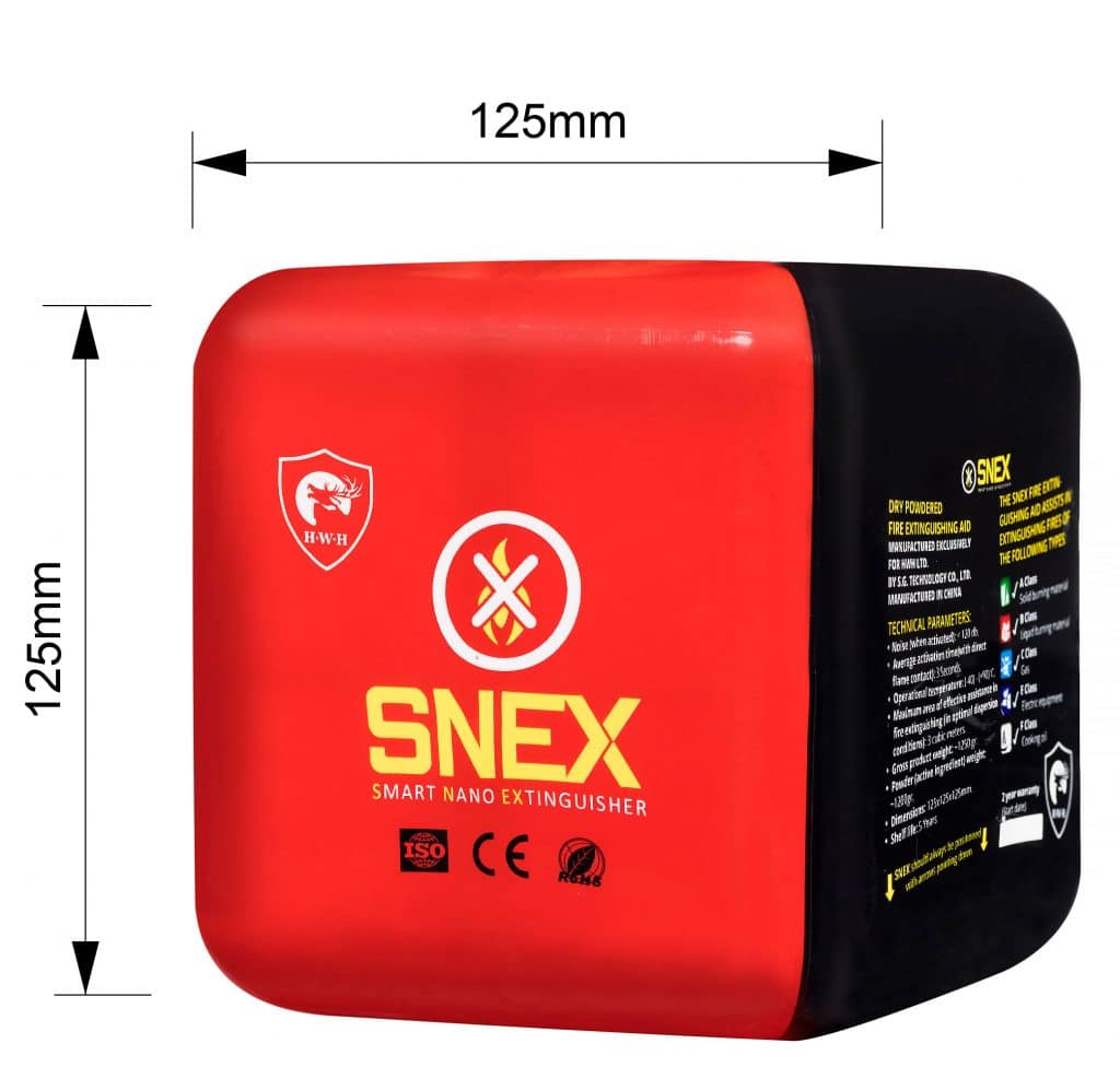 SNEX – הקוביה שמכבה שריפה בשניות – SNEX